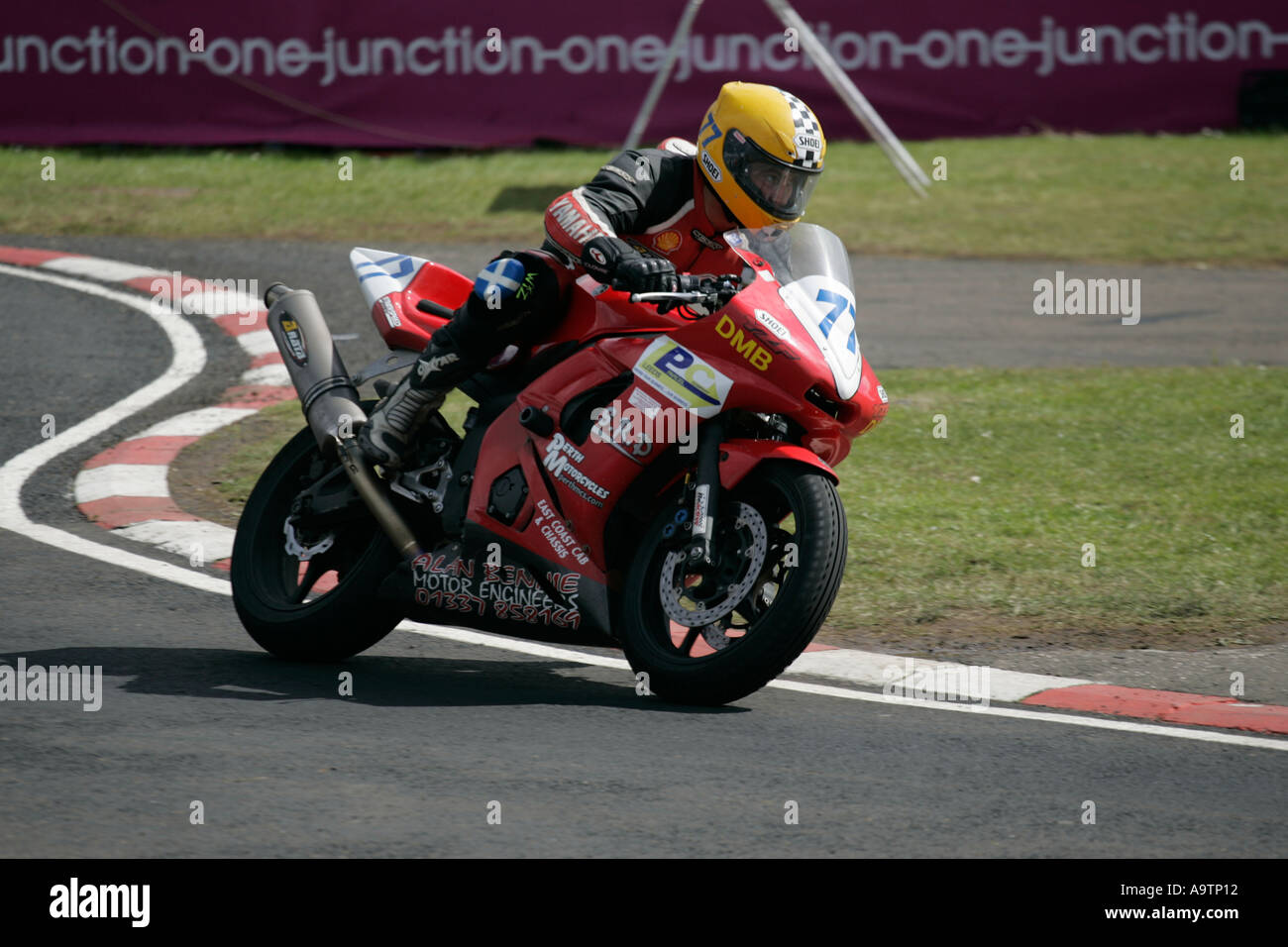 Les Shand from Mosstodloch on his Yamaha at the North West 200 Road ...