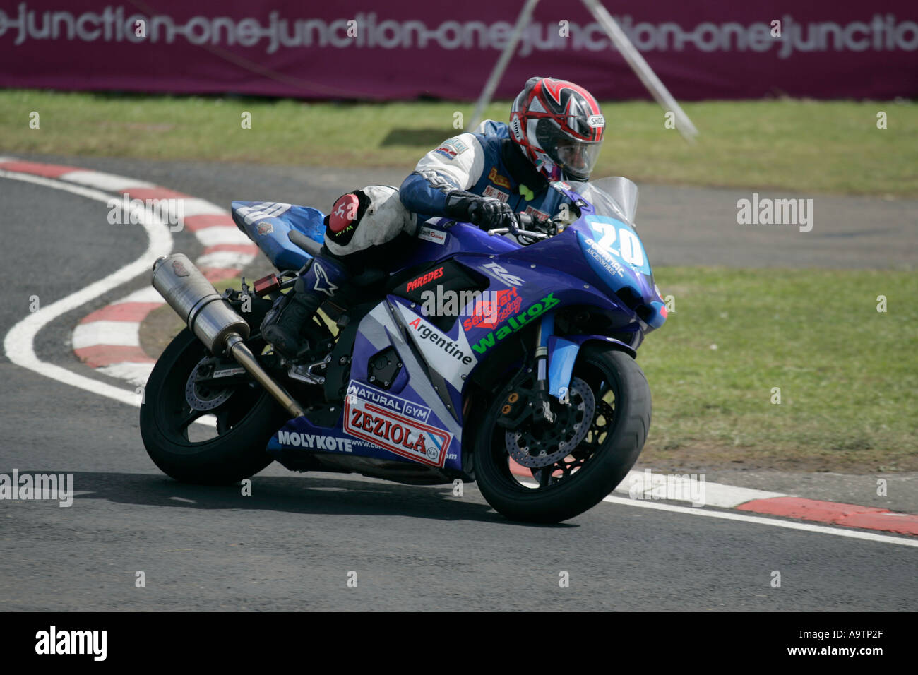 David Paredes from Argentina on his Yamaha at the North West 200 Road ...
