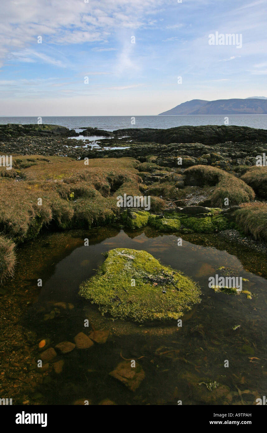 Isle of Arran from Skipness, Kintyre, Scotland Stock Photo - Alamy