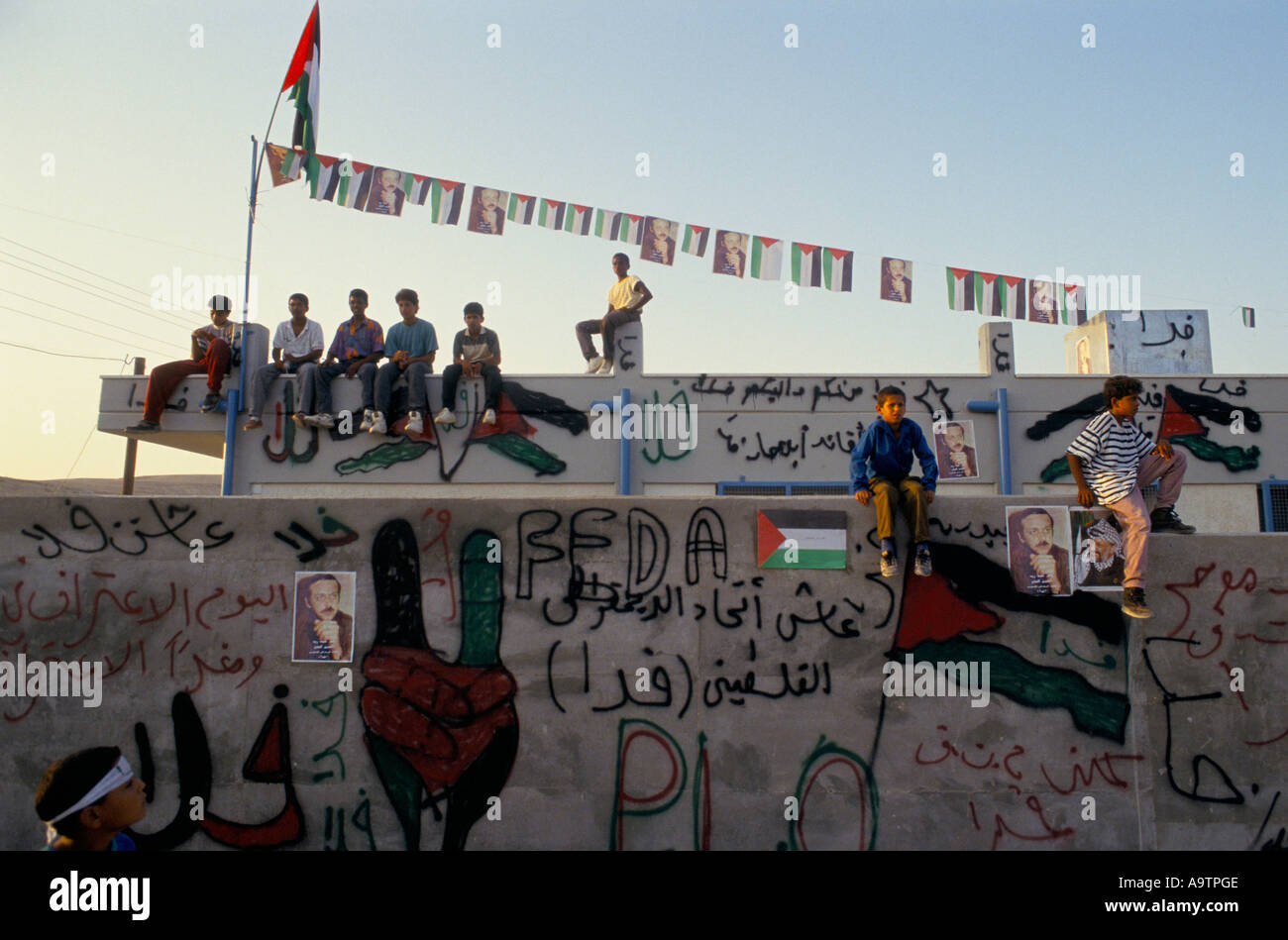 Jericho palestine flag hi-res stock photography and images - Alamy