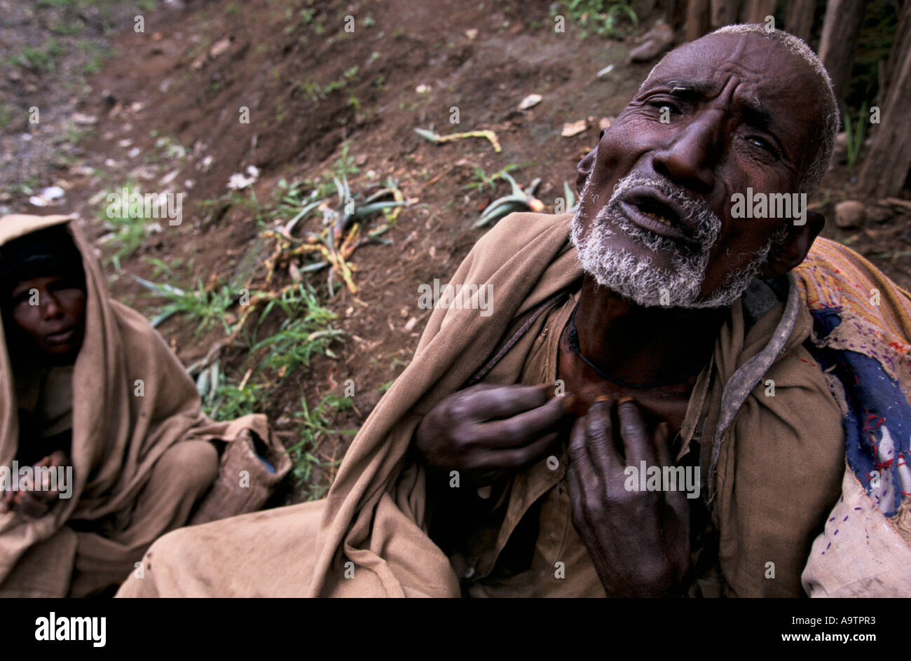 Starving Ethiopian Man