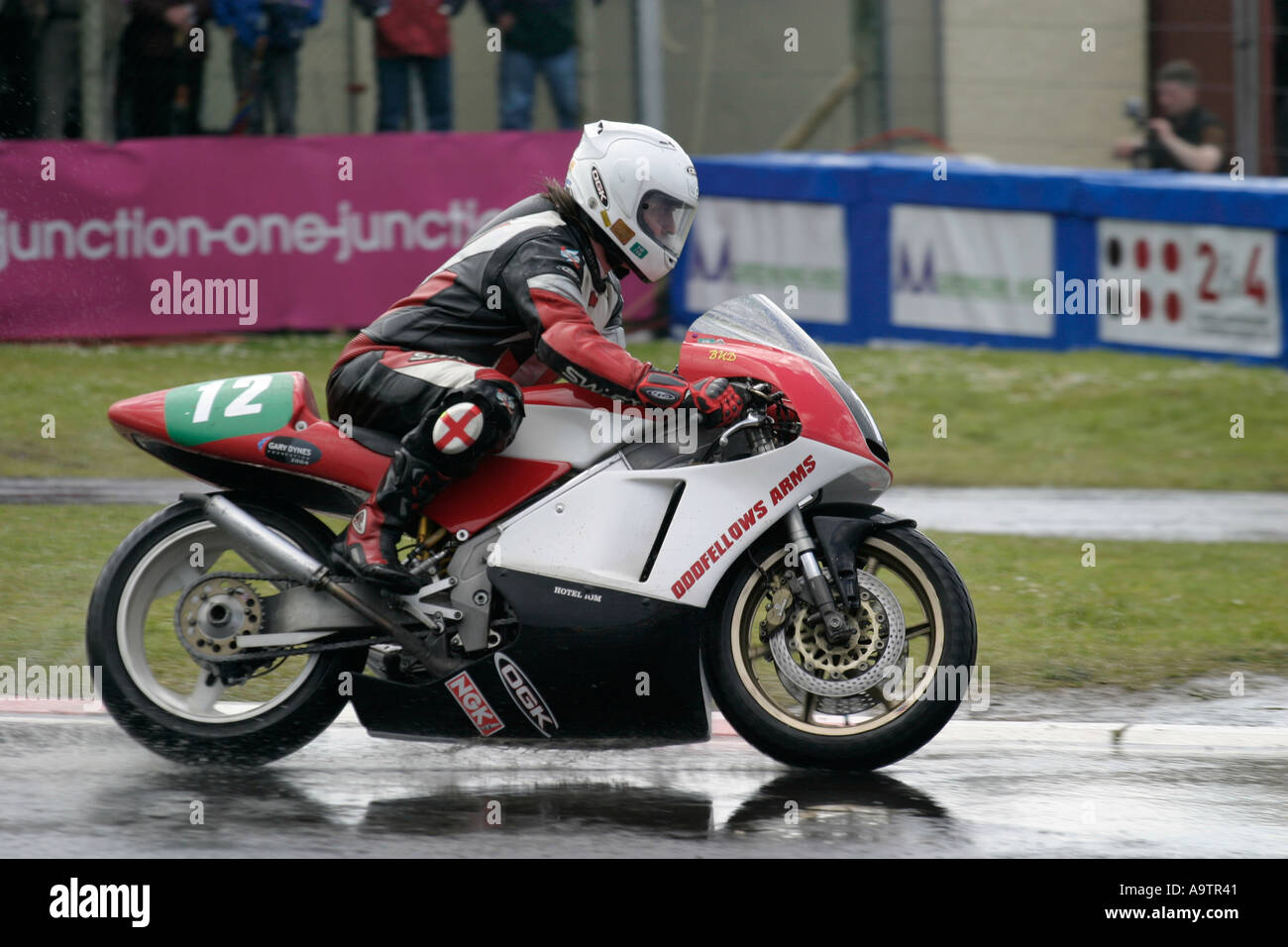 Alan Bud Jackson from Kendal on his honda at the North West 200 Road ...