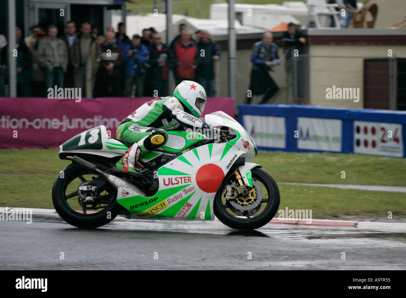 David Mateer from Richill on his Yamaha at the North West 200 Road ...