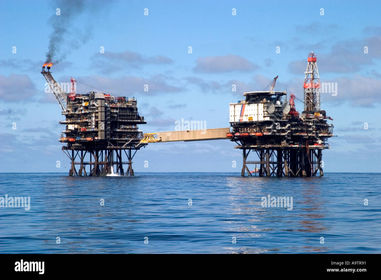 North Sea Oil Rig Diagram