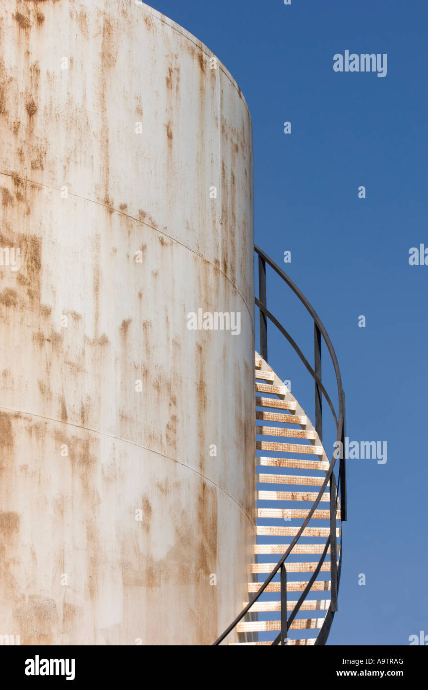 Storage tank spiral staircase hi-res stock photography and images - Alamy