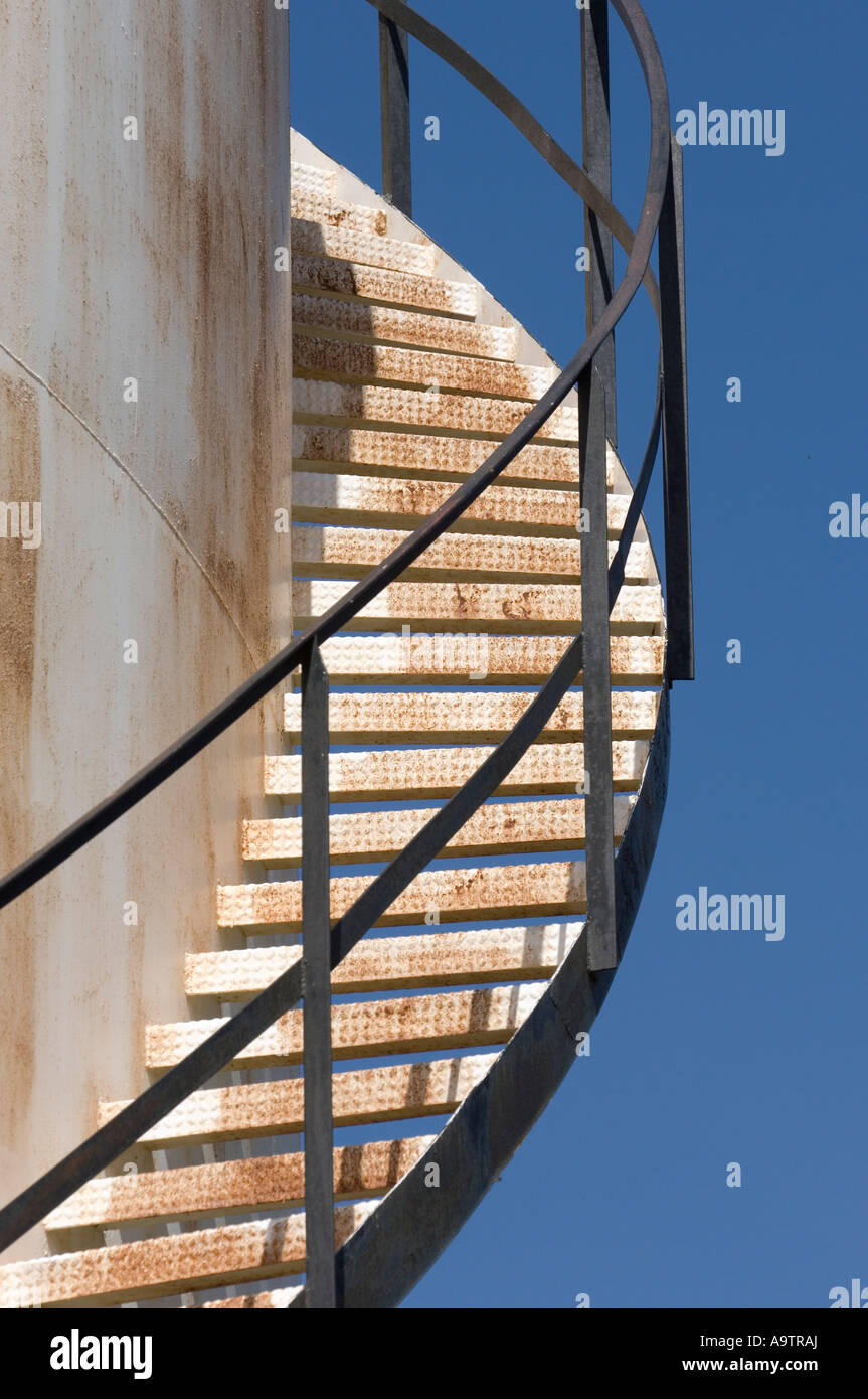 Storage tank spiral staircase hi-res stock photography and images - Alamy