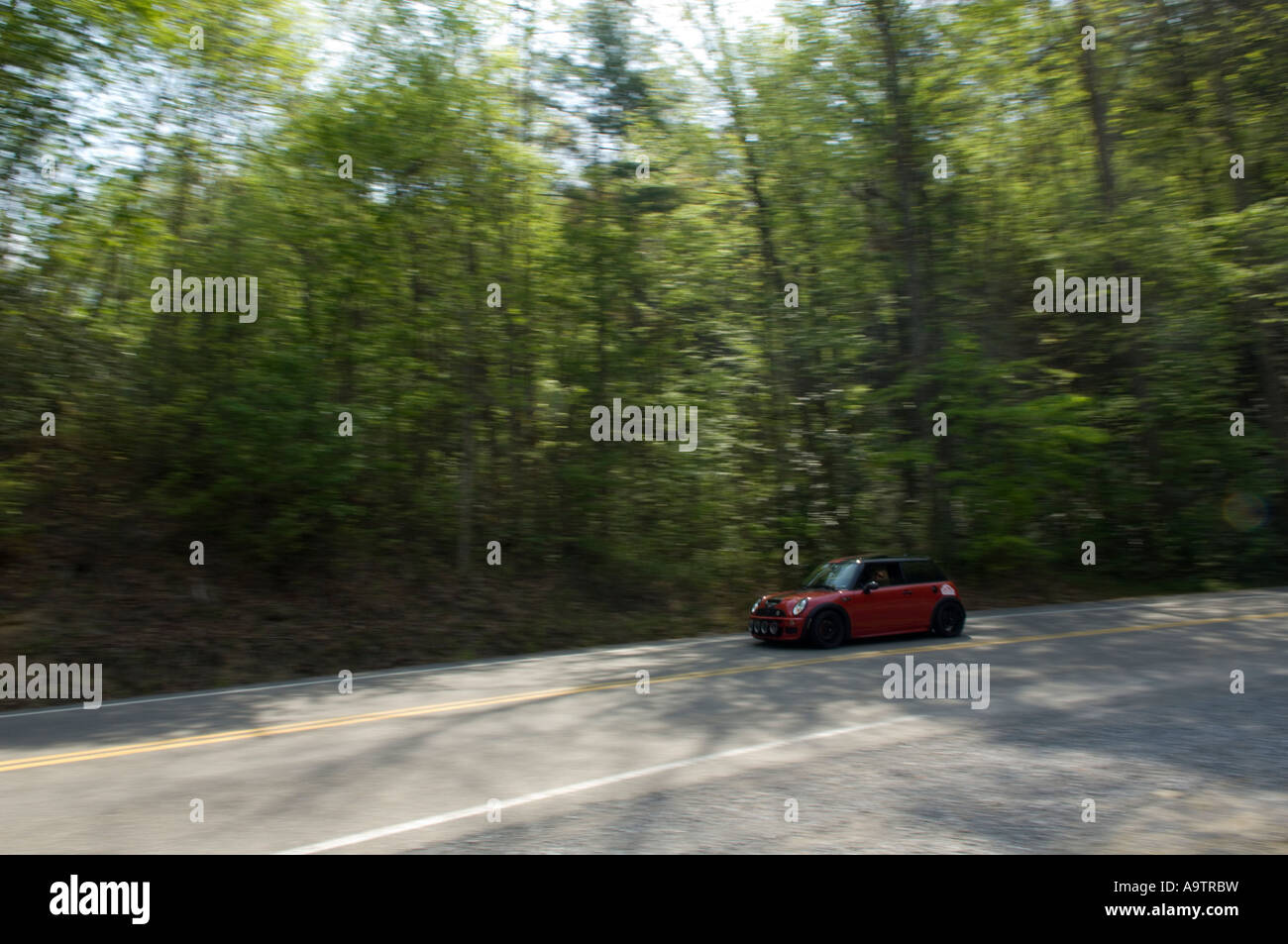 MINI Cooper S on a rural road Stock Photo - Alamy