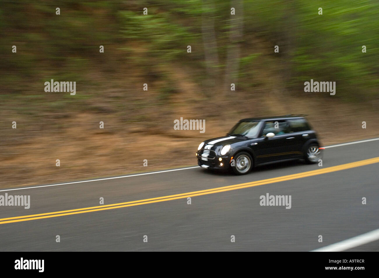 MINI Cooper S on a rural road Stock Photo - Alamy
