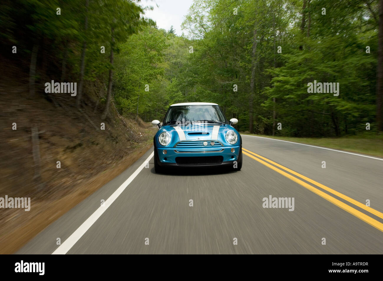 MINI Cooper S on a rural road Stock Photo - Alamy