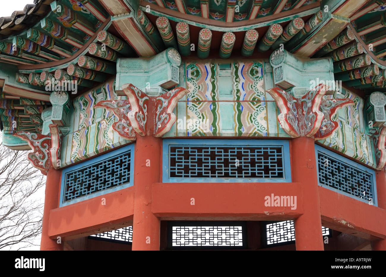 A pavilion on the coast of the Yellow Sea, Dangjin City KR Stock Photo ...