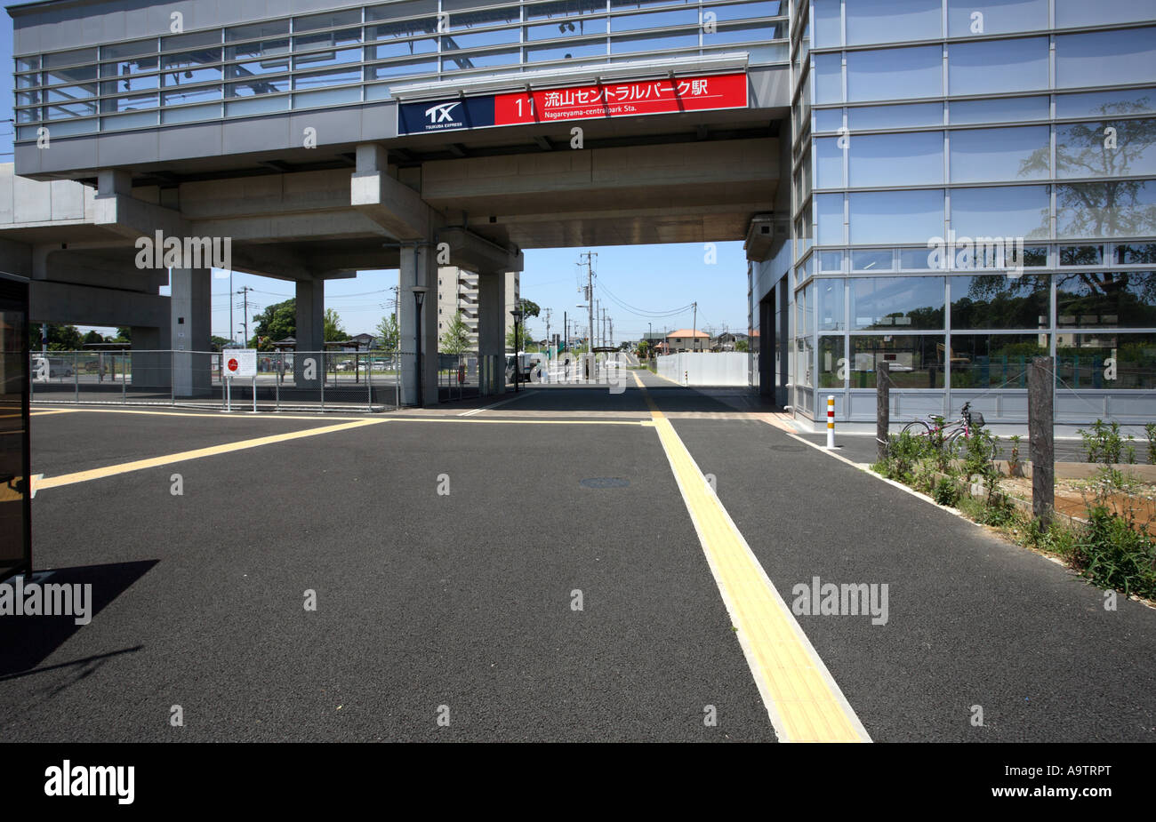 CHIBA, JAPAN - MAY 21: Nagareyama-centralpark Station on the Tsukuba ...