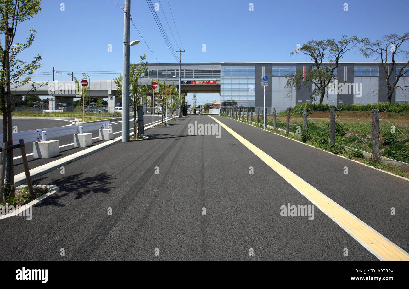 CHIBA, JAPAN - MAY 21: Nagareyama-centralpark Station on the Tsukuba ...