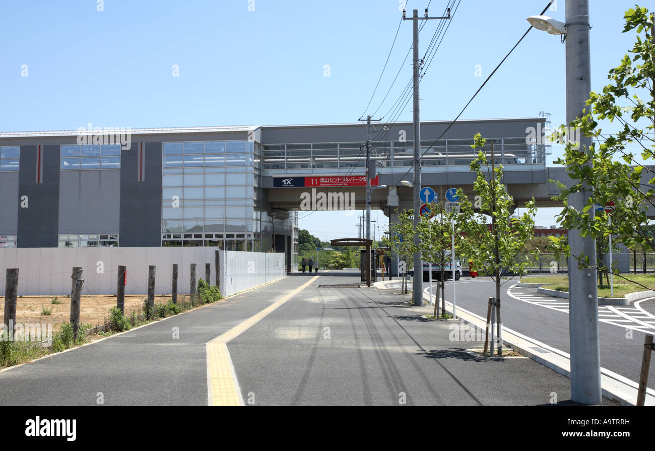 CHIBA, JAPAN - MAY 21: Nagareyama-centralpark Station on the Tsukuba ...