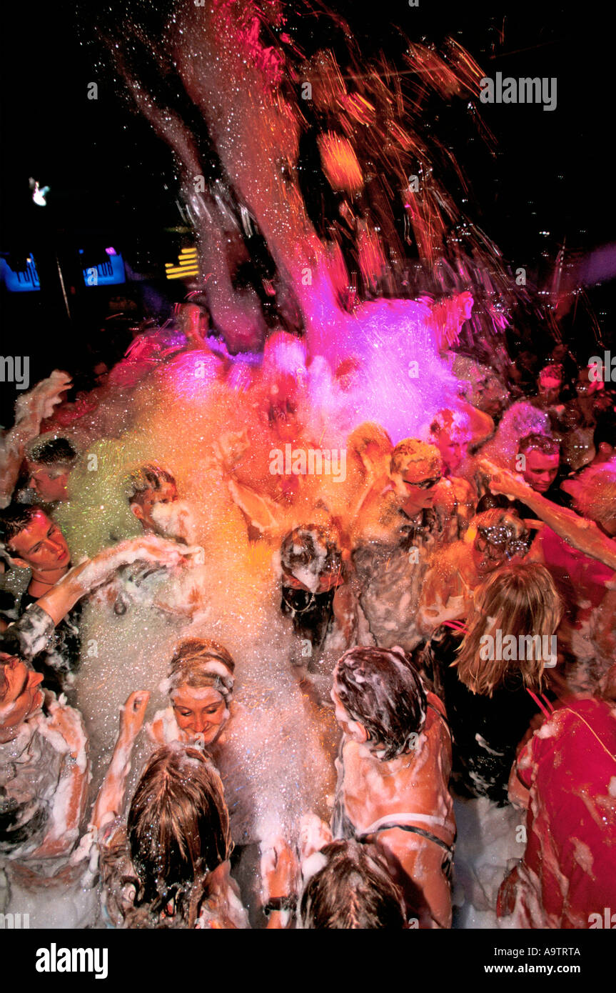 Lake Balaton Hungary : The Palace Disco at Siofok hosts a regular foam ...