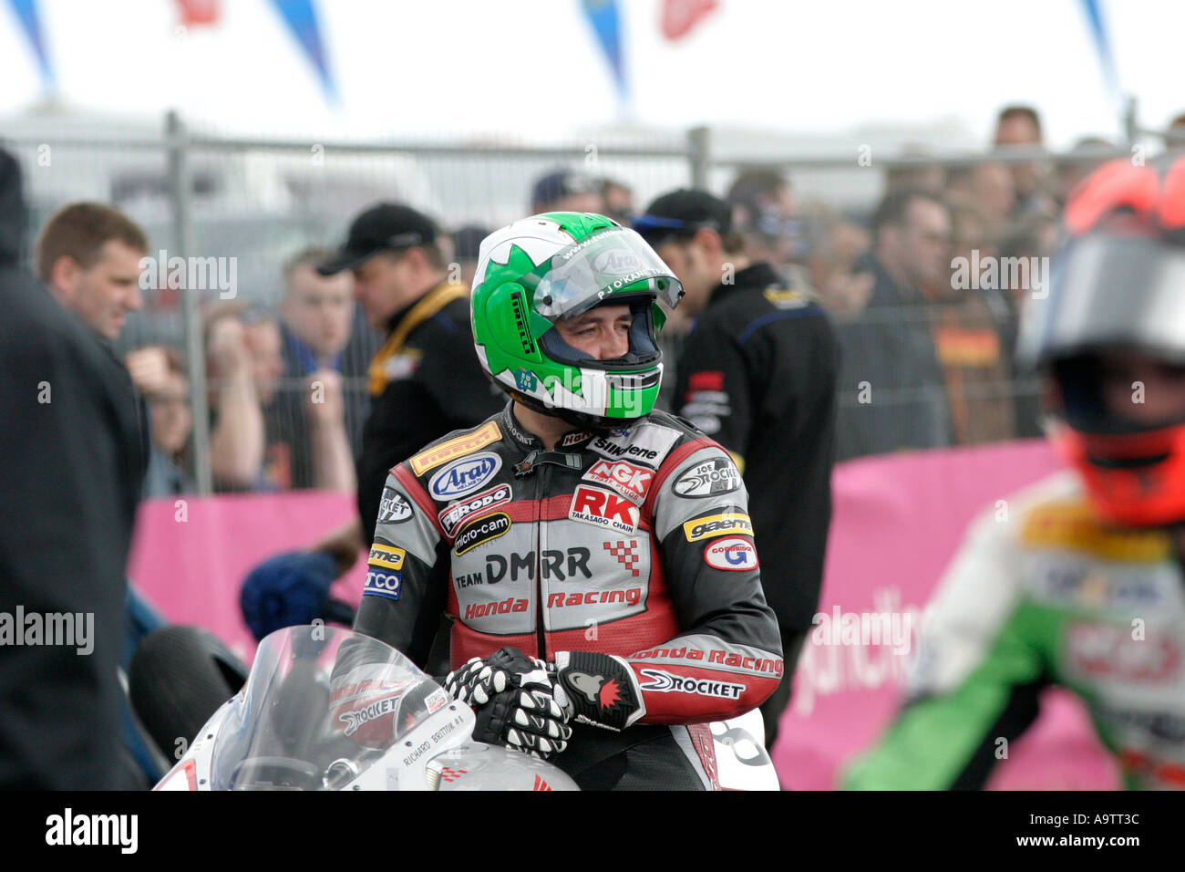 Richard Britton on the grid at the North West 200 Road Races NW200 ...