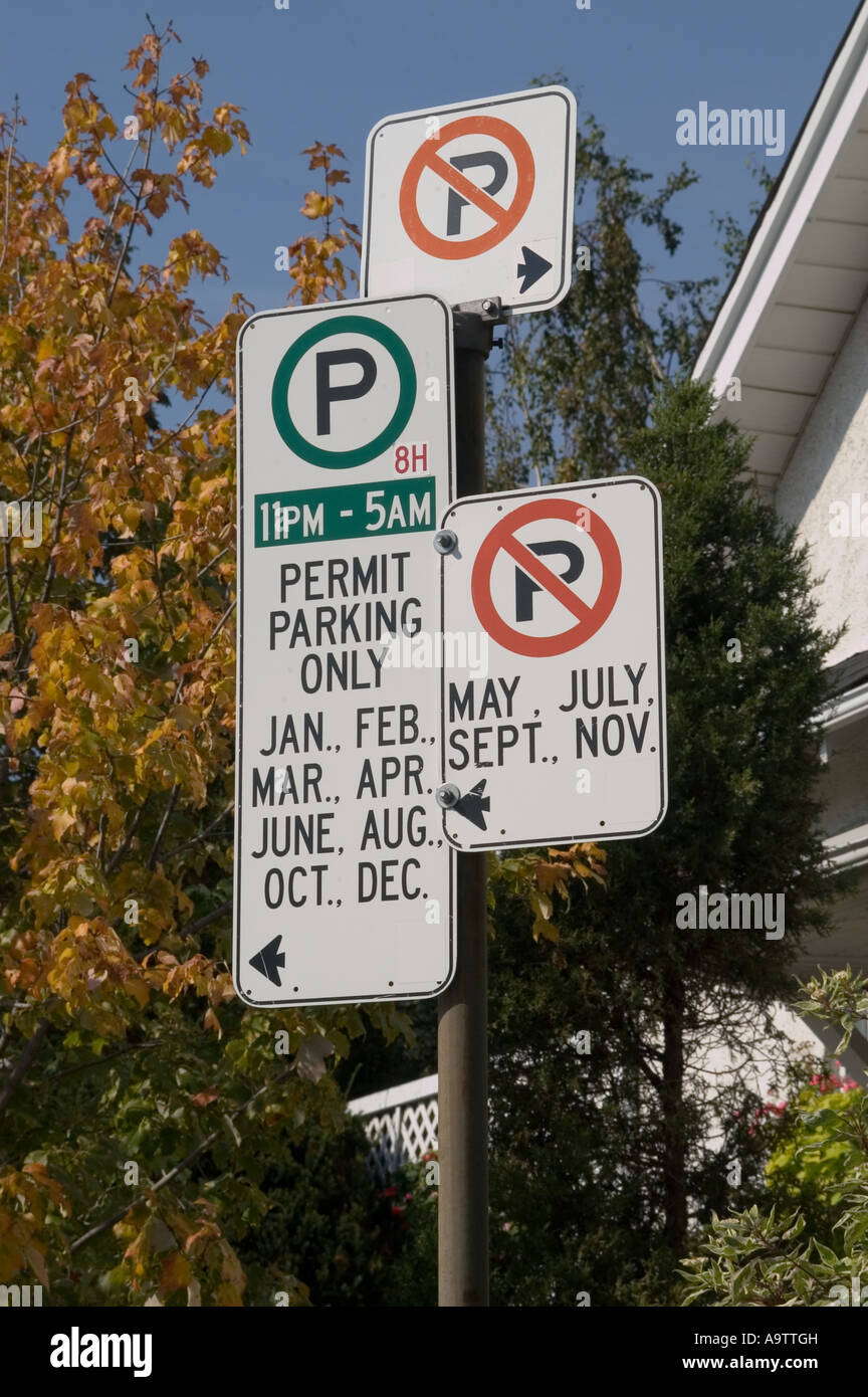 Canadian road signs hi-res stock photography and images - Alamy