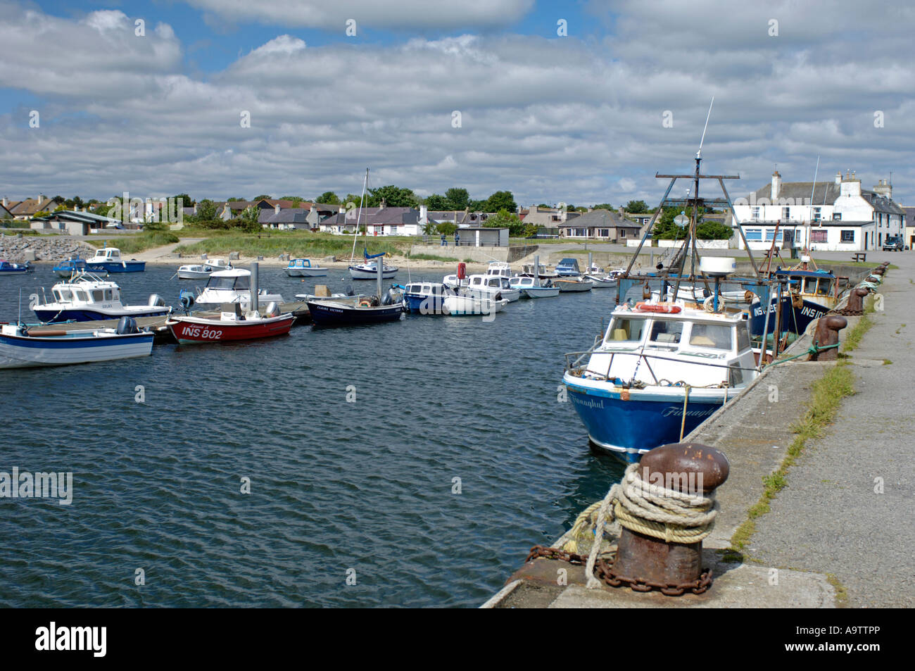 Balintore, Harbour Easter Ross and Cromarty Scotland Stock Photo - Alamy