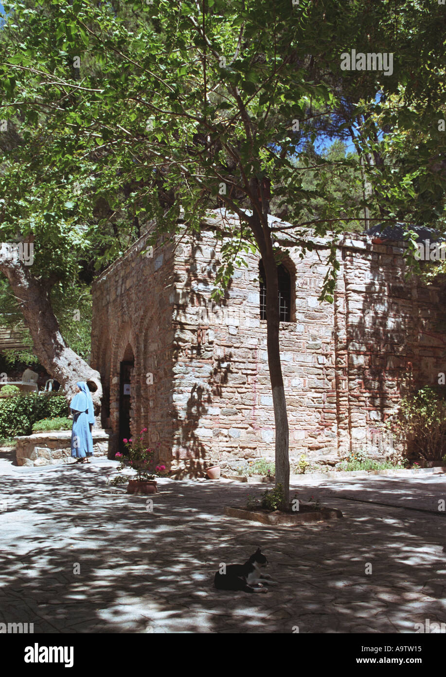 House of the Virgin Mary Meryemana Turkey Stock Photo - Alamy