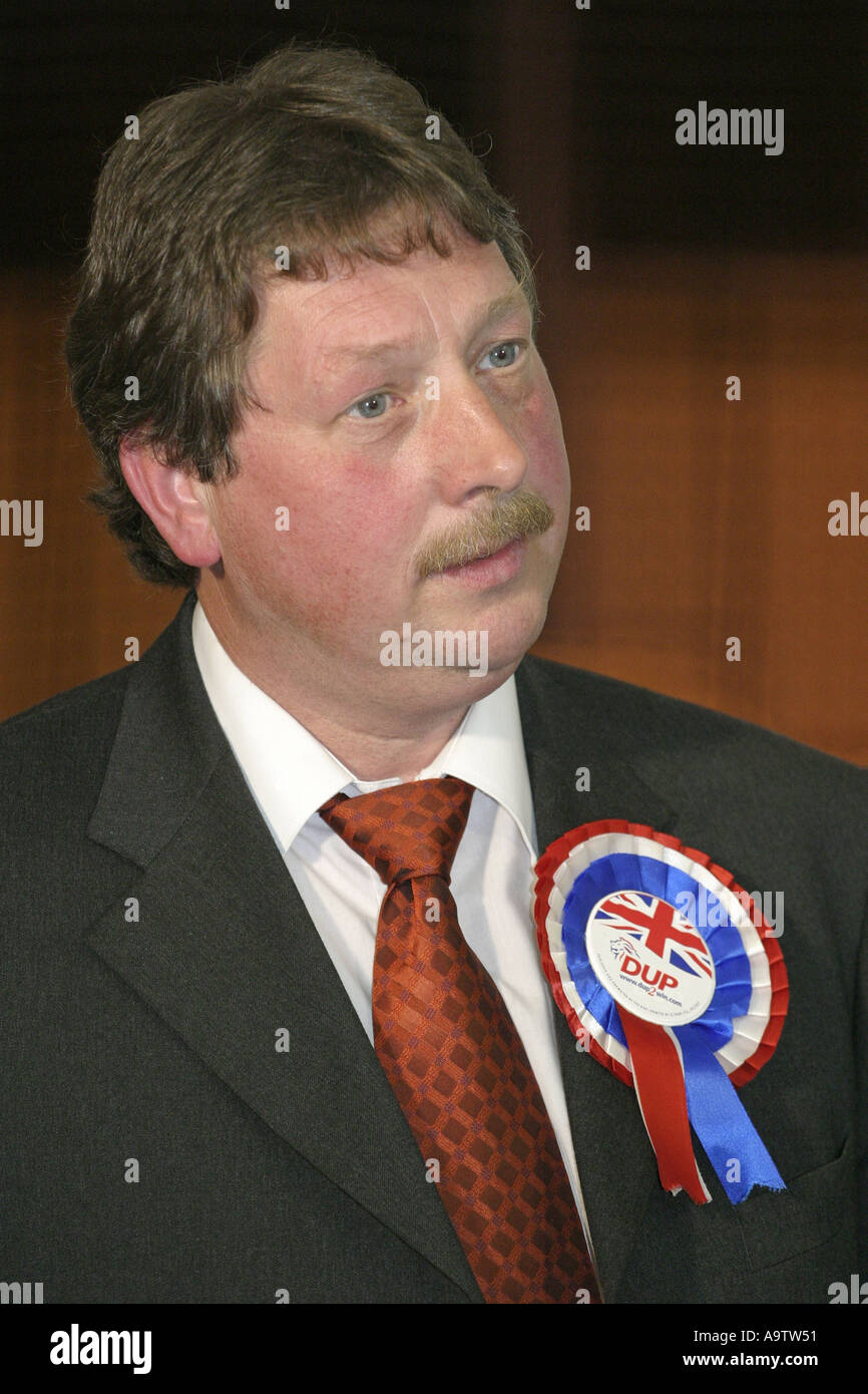 East Antrim DUP MP Sammy Wilson Stock Photo - Alamy