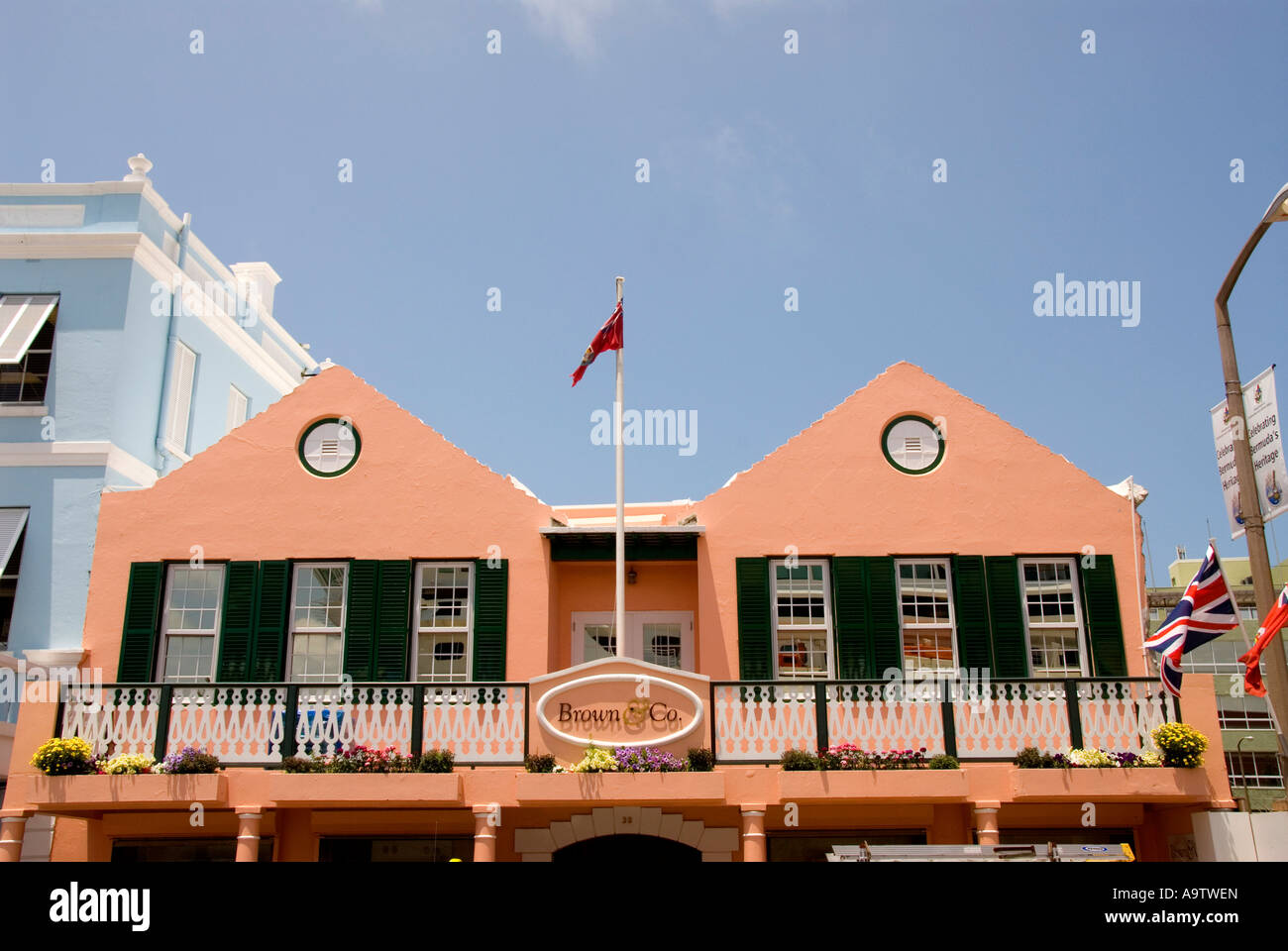Bermudan architecture hi-res stock photography and images - Alamy