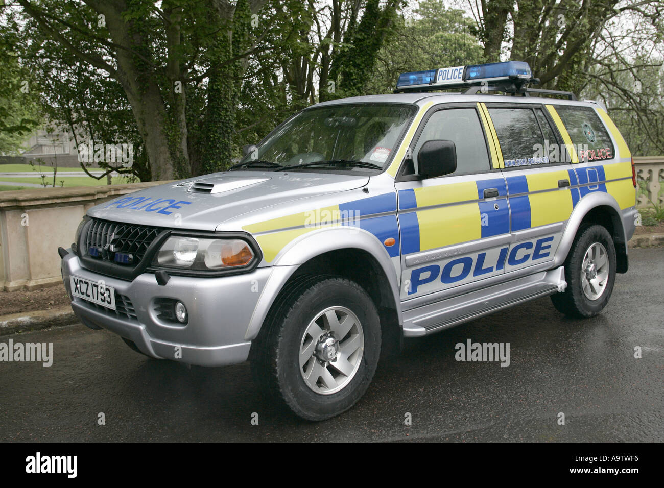 Police Service of Northern Ireland PSNI 4x4 mitsubishi traffic vehicle ...