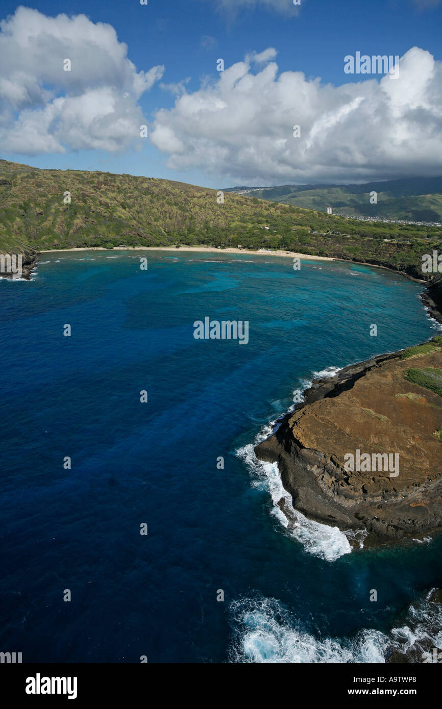 Aerial hanauma bay oahu hi-res stock photography and images - Alamy