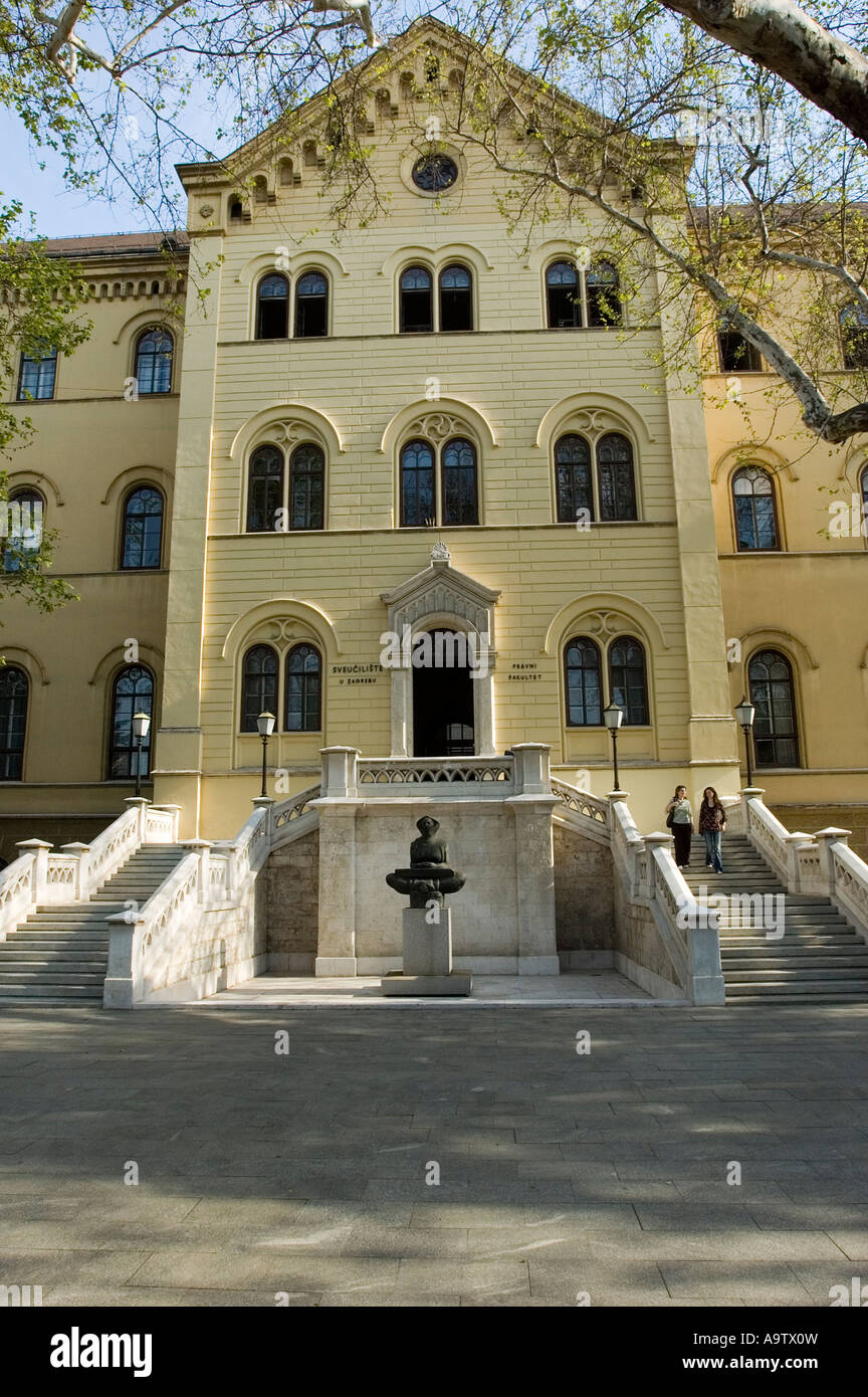 Zagreb University, Zagreb Croatia Stock Photo - Alamy