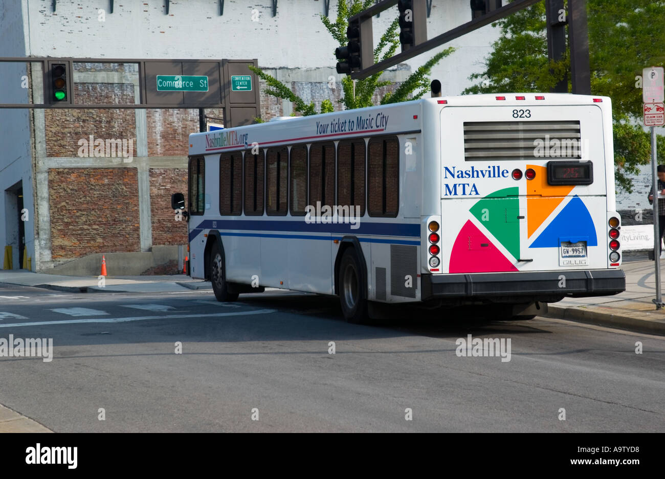 Nashville tennessee city bus hi-res stock photography and images - Alamy