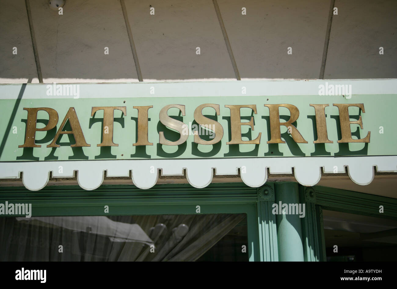 Patisserie sign, Nice France Stock Photo - Alamy
