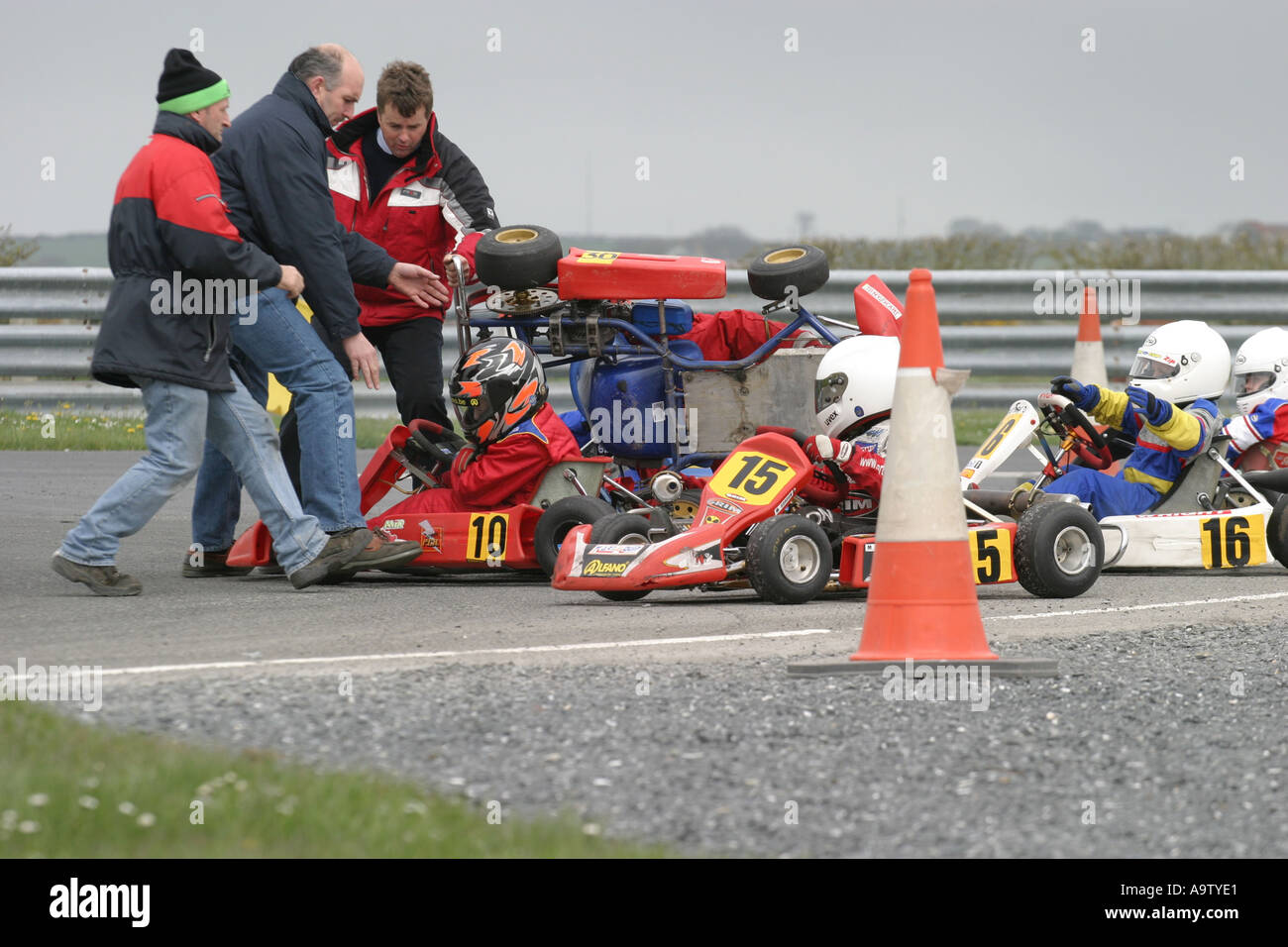 Go Kart Racing Crash