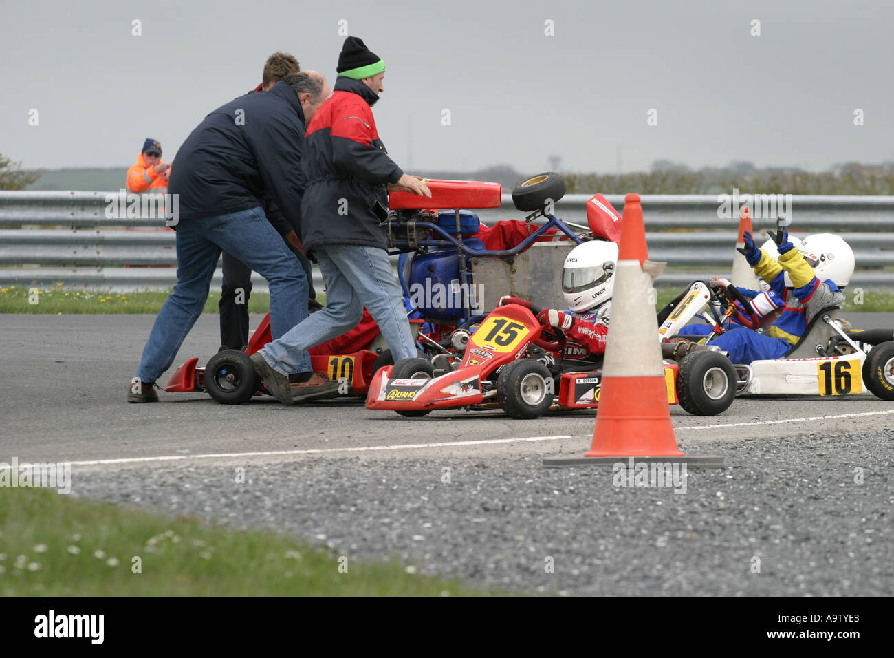 Go Kart Racing Crash