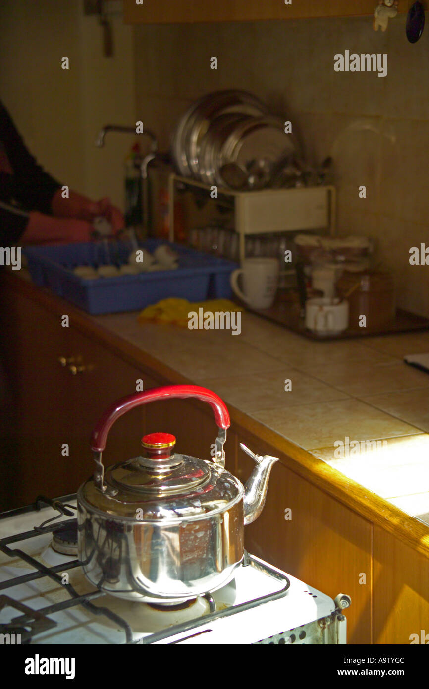 Kettle at its boiling point boiling water hi-res stock photography and ...