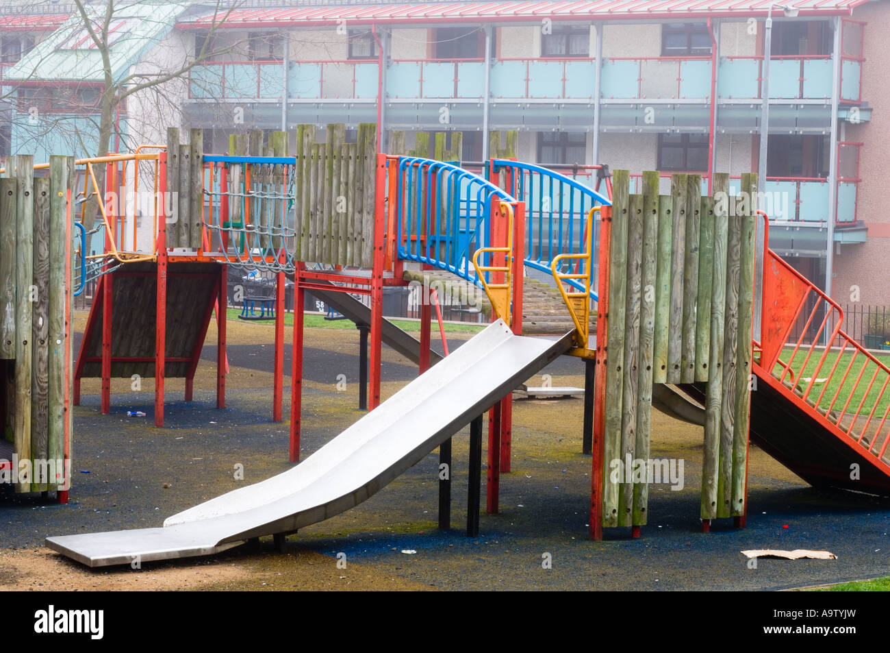 Children's safe play area Montrose Stock Photo - Alamy