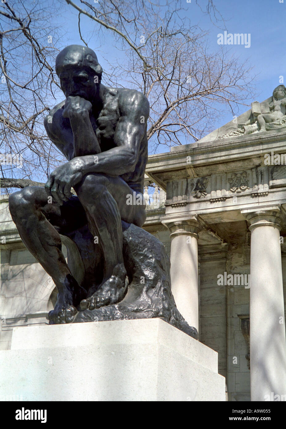 Rodin The Thinker Paris France Stock Photo - Alamy