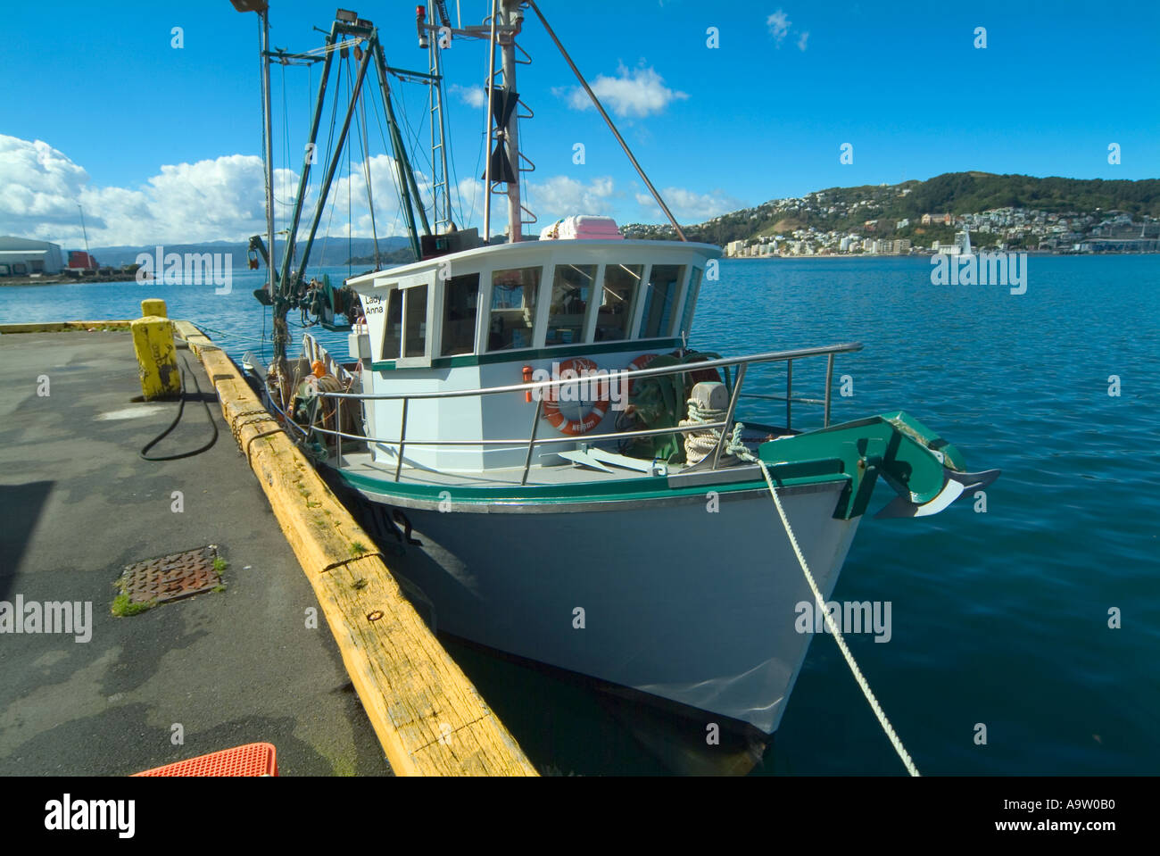 Fishing Trawler Wellington New Zealand Stock Photo - Alamy