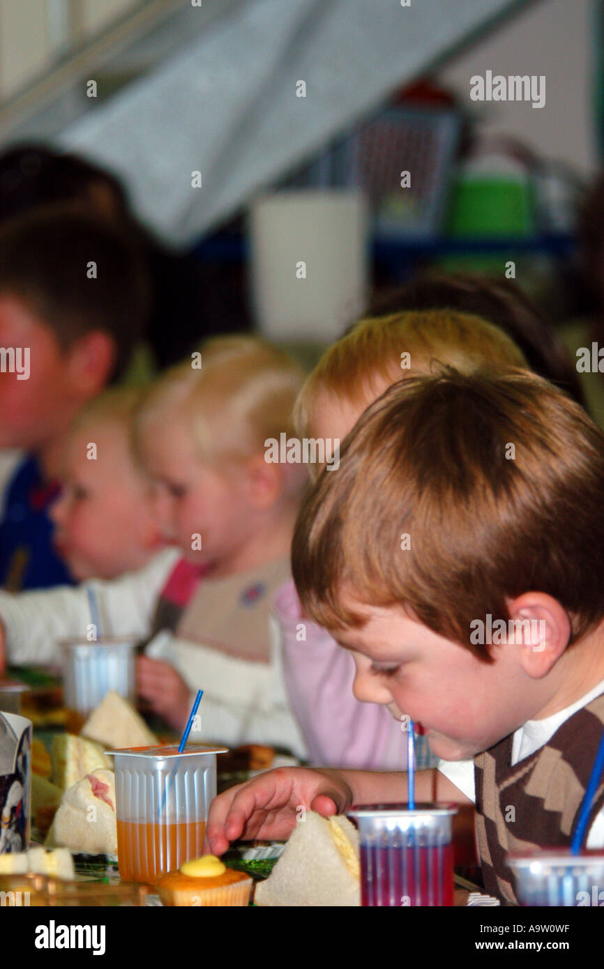 Pre-K Children having fun at a Birthday party Stock Photo - Alamy