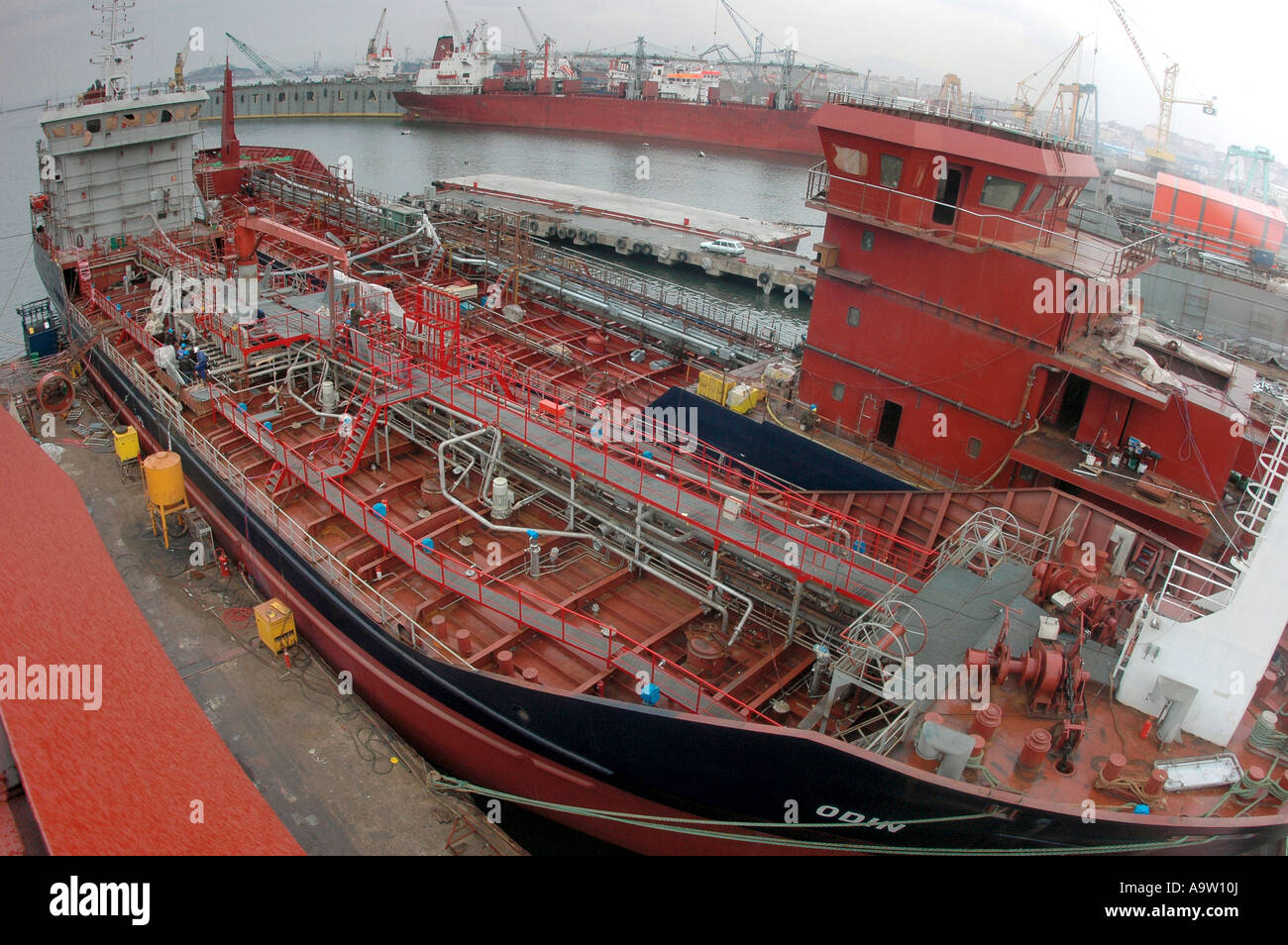 Shipyard at Tuzla, Istanbul Turkey Stock Photo - Alamy