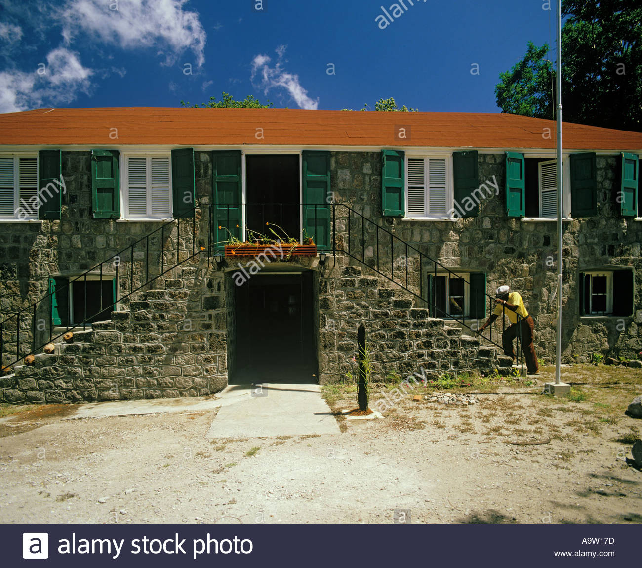 Nevis Alexander Hamilton House Birthplace High Resolution Stock ...