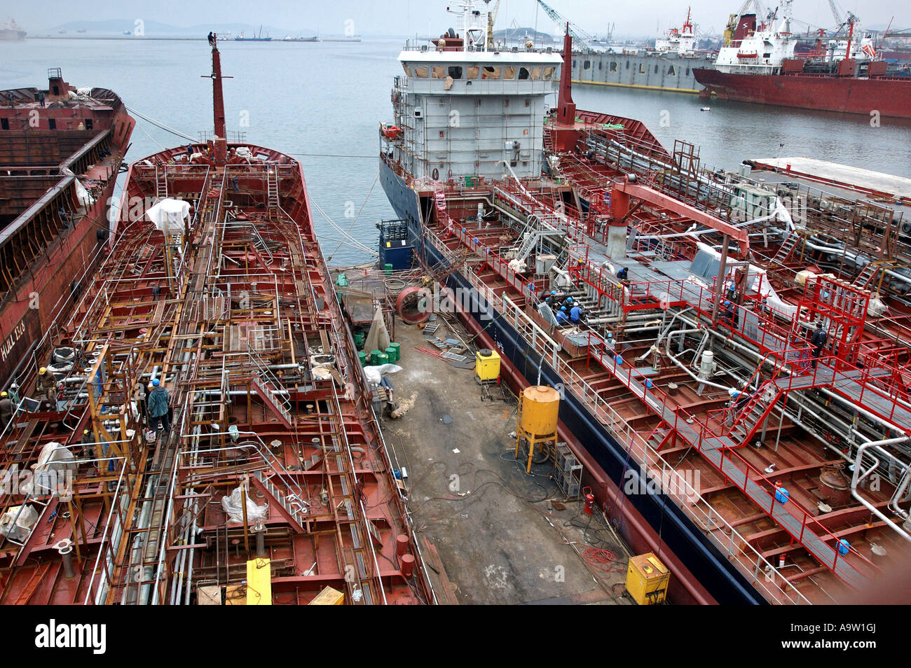 Shipyard at Tuzla, Istanbul Turkey Stock Photo - Alamy