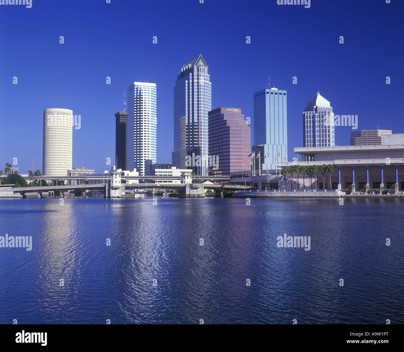 DOWNTOWN SKYLINE CONVENTION CENTER TAMPA FLORIDA USA Stock Photo - Alamy