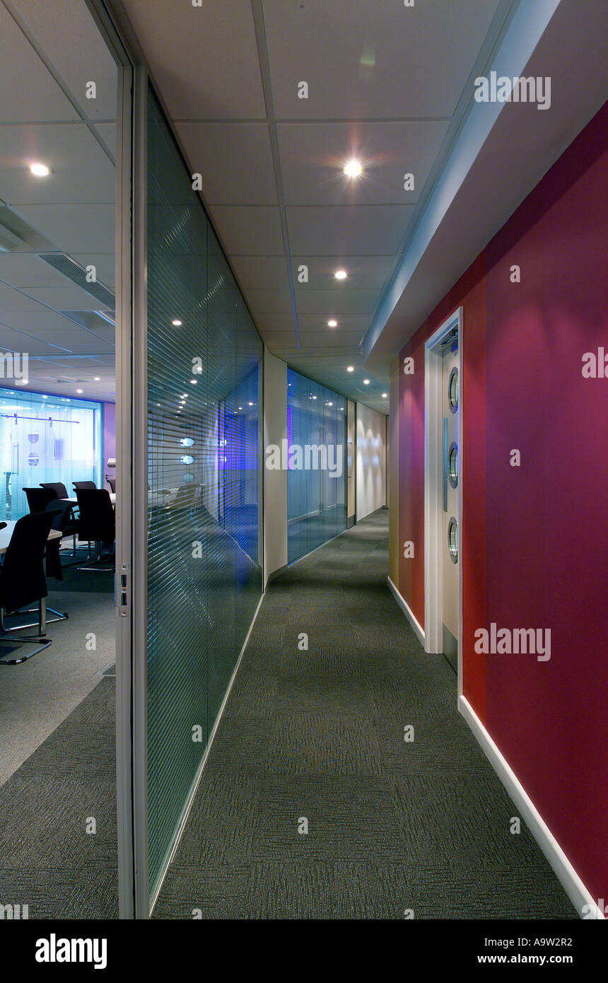 View into office from corridor Stock Photo - Alamy