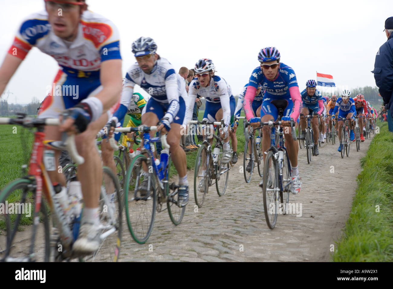 Paris-Roubaix 2005 cycle race Stock Photo - Alamy