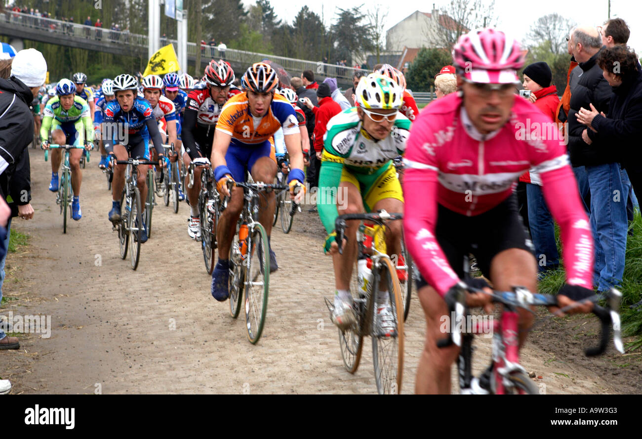 Paris-Roubaix 2005 cycle race Stock Photo - Alamy