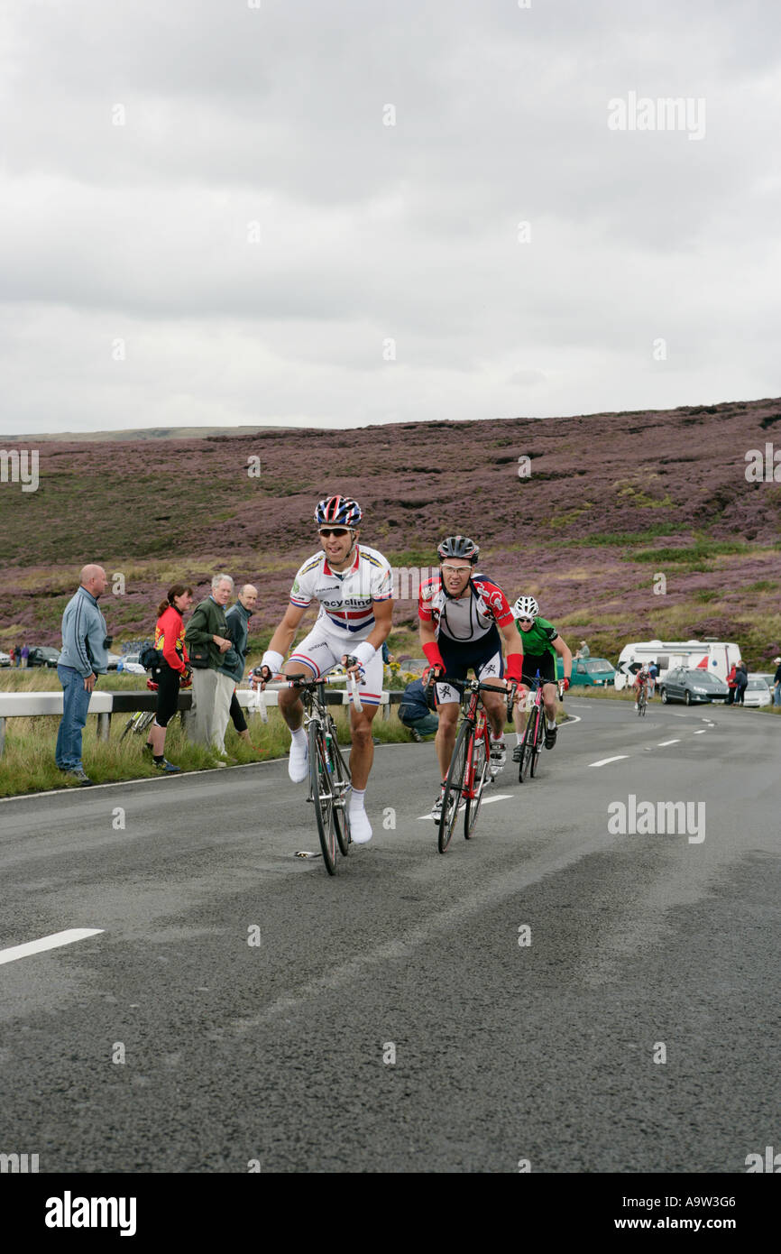 Tour of Britain 2005 bike race Stock Photo - Alamy
