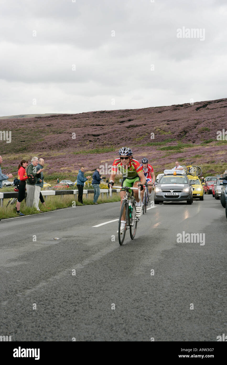 Tour of Britain 2005 bike race Stock Photo - Alamy