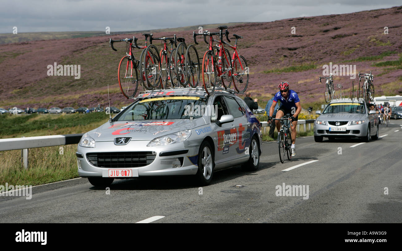 Tour of Britain 2005 bike race Stock Photo - Alamy