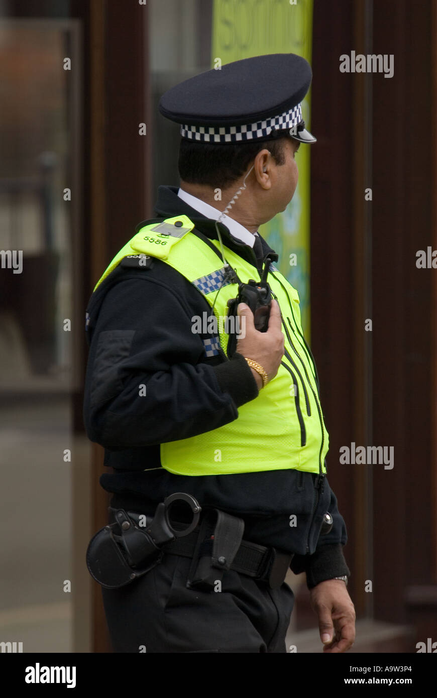 Asian police Officer at Work Stock Photo - Alamy