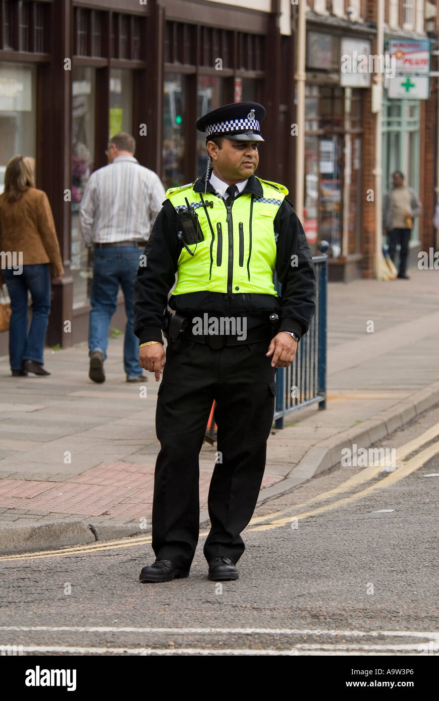Asian police Officer at Work Stock Photo - Alamy