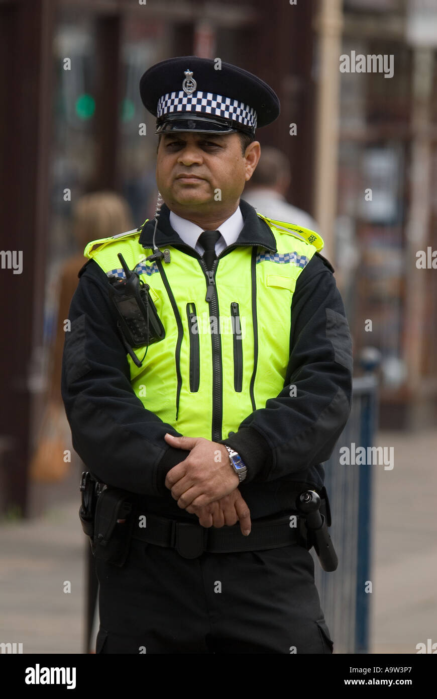 Asian police Officer at Work Stock Photo - Alamy