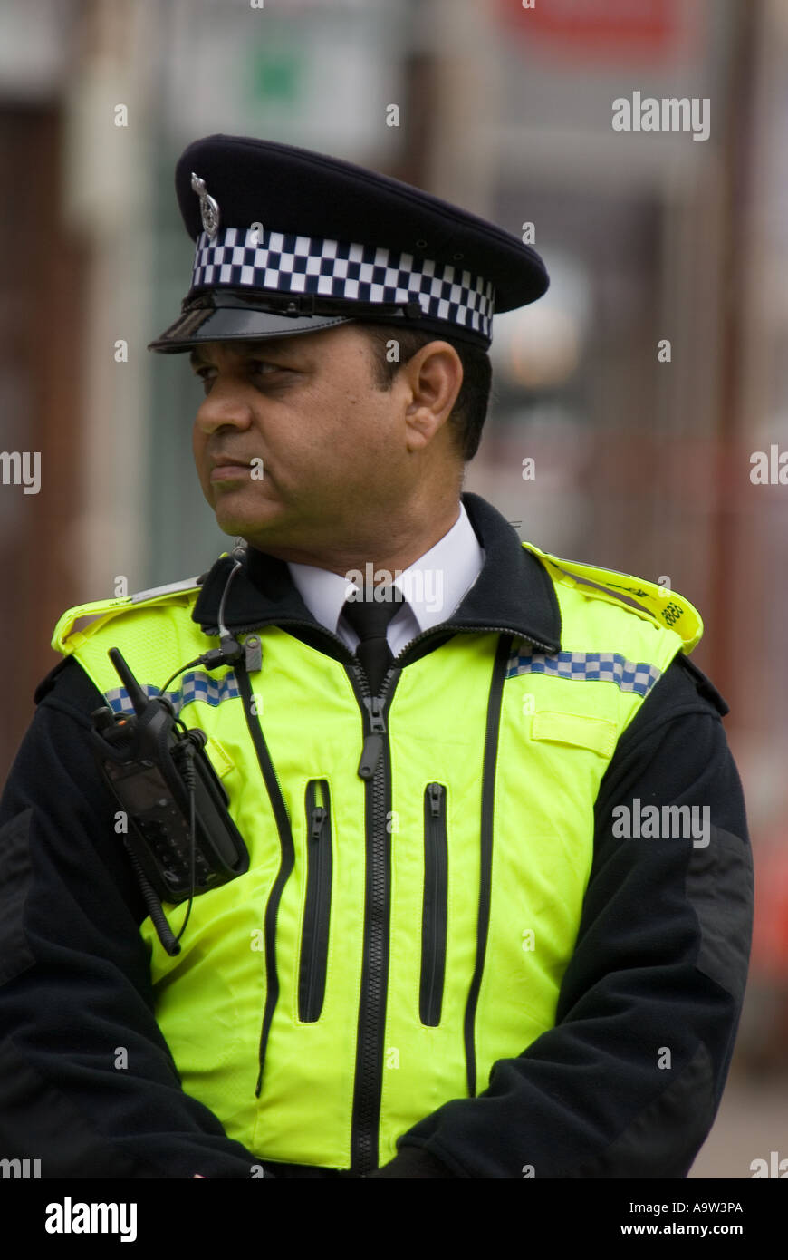 Asian police Officer at Work Stock Photo - Alamy